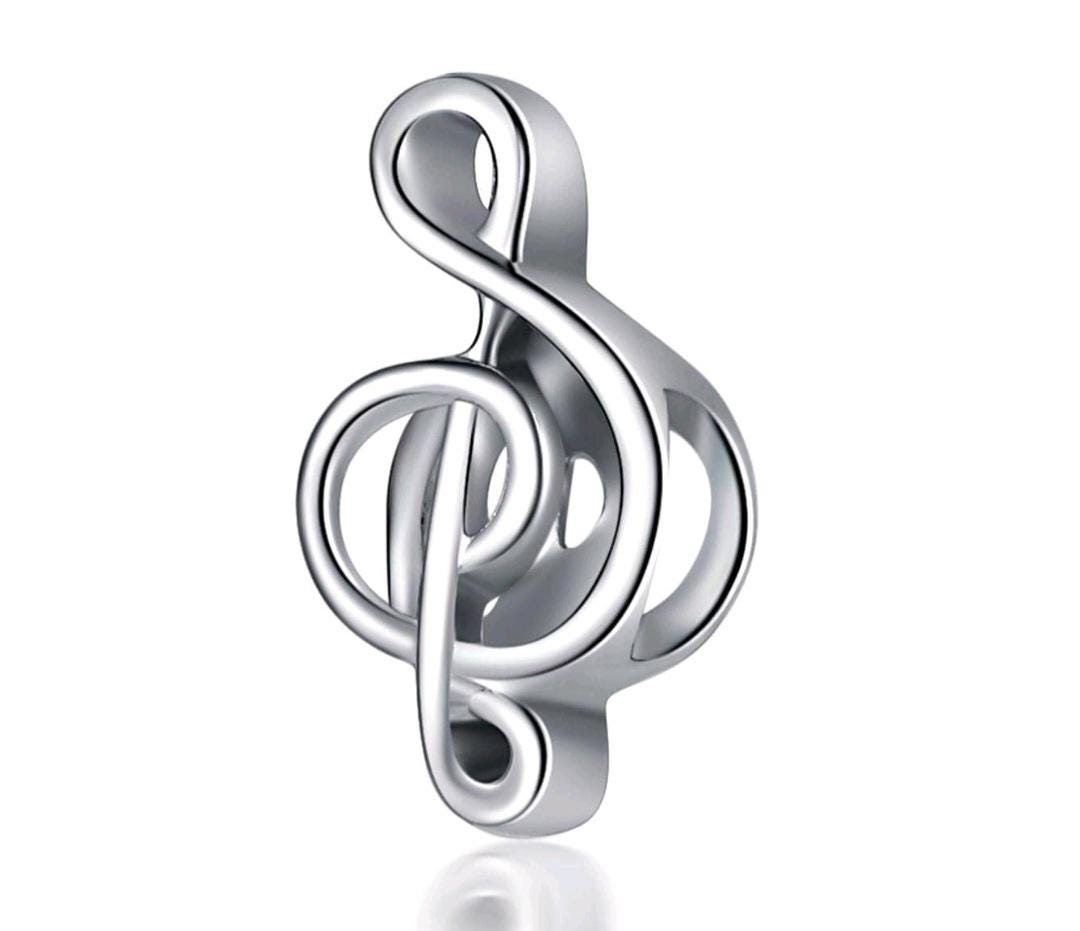 Pandora Charm Musical Note Music Lover Silver Charm for Pandora Charm ...