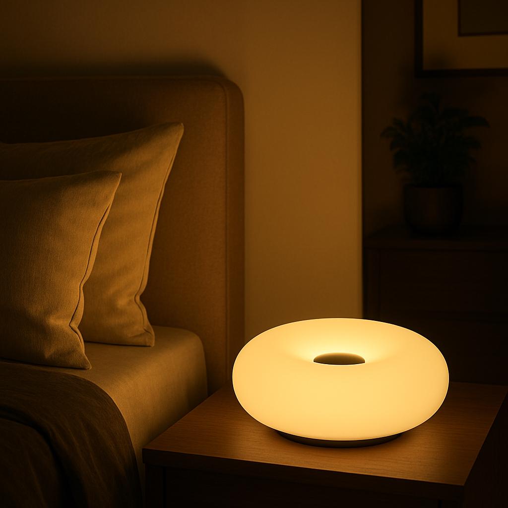 Bauhaus Donut LED Lamp Dimmable Touch Light, USB Powered - Etsy