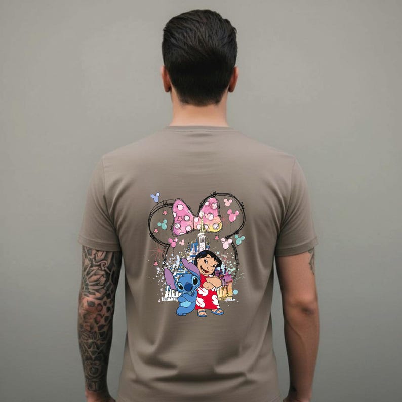 Lilo & Stitch DTF Transfer, Ready to Press, Disney Heat Press Design - Etsy