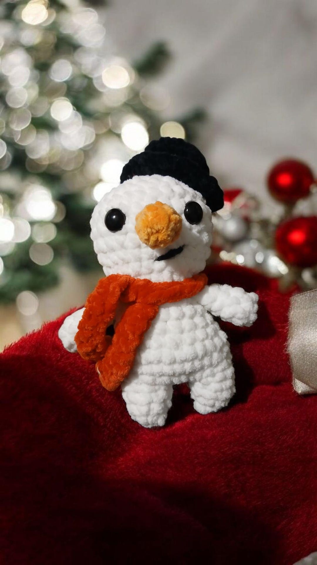 Crochet Snowman Plushie - Etsy