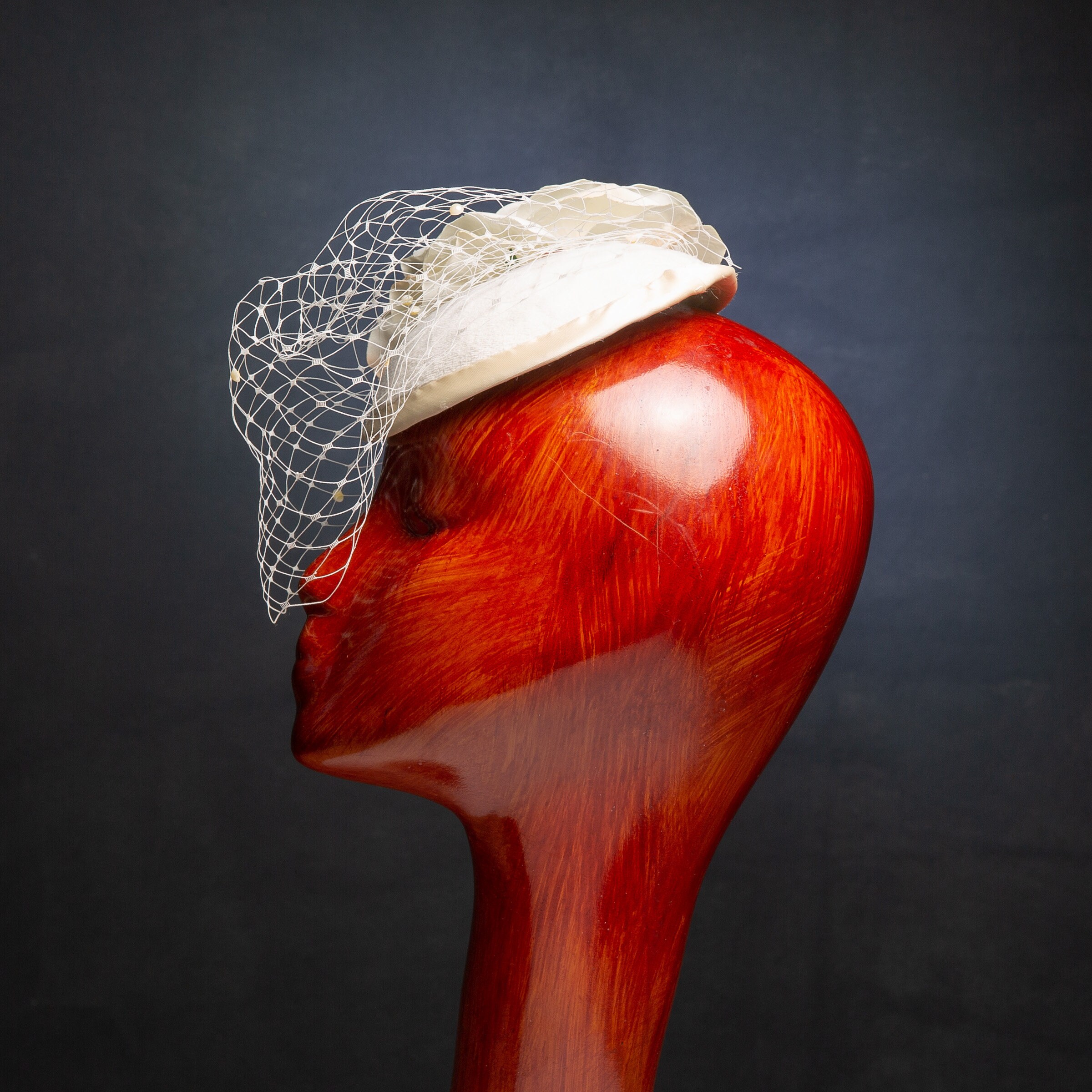 The Gayle Hat, Bridal Fascinator, Ivory Fascinator, Wedding Fascinator ...