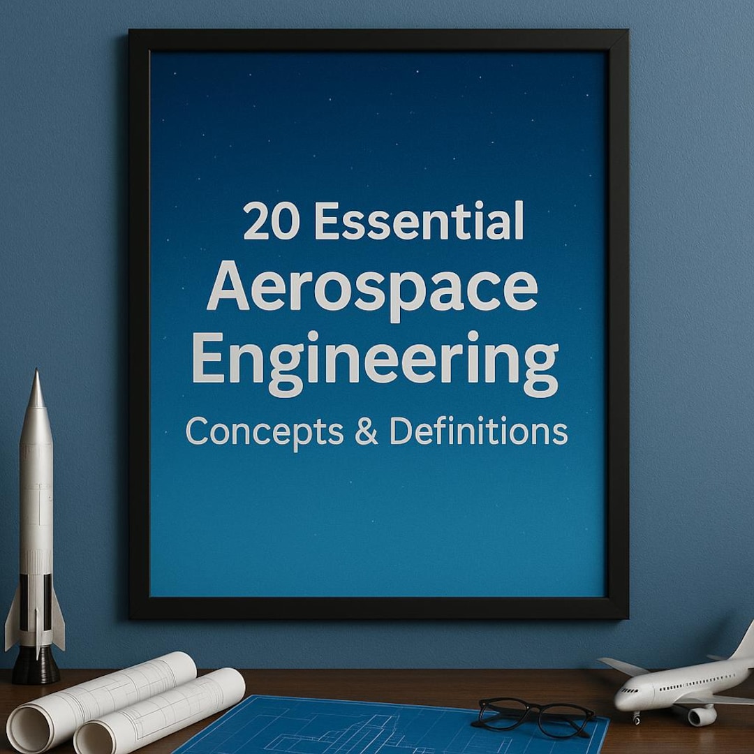 20 Essential Aerospace Engineering Concepts & Definitions - Printable ...
