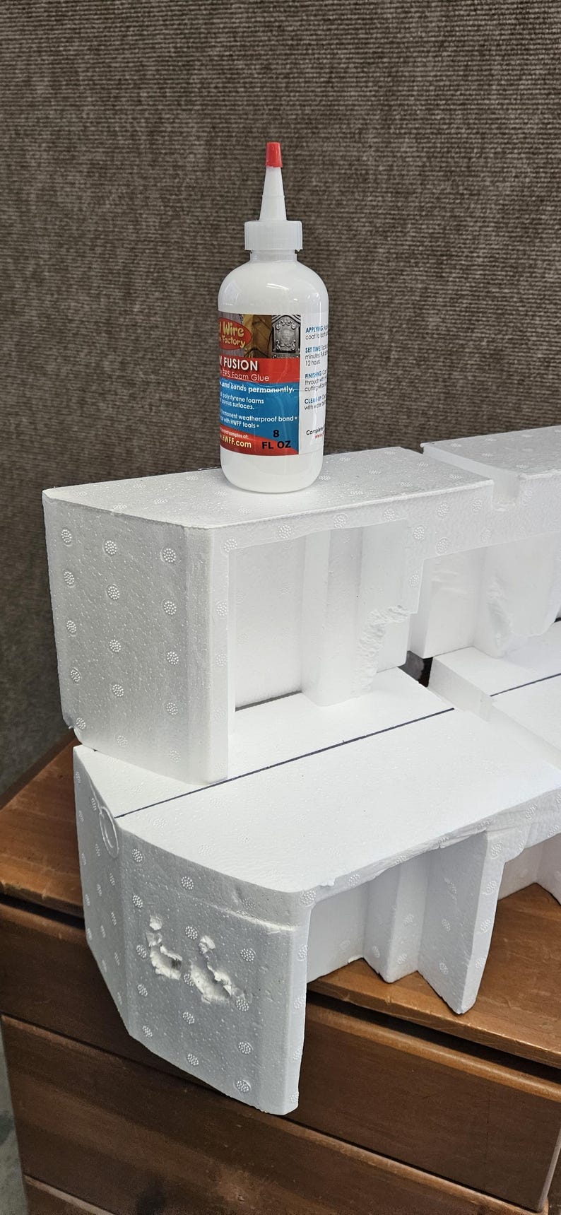 Hot Wire Foam Factory Foam Fusion Glue 8 Oz | Foam-safe Glue for ...