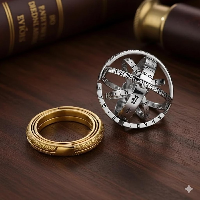 Astronomical Sphere Ring - Etsy