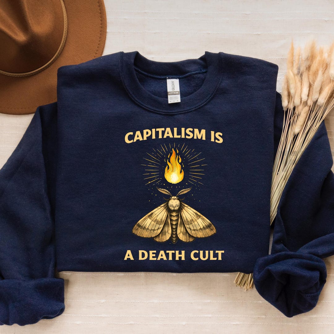 Vintage Capitalism is A Death Cult PNG, Anti-capitalist Activist Png ...