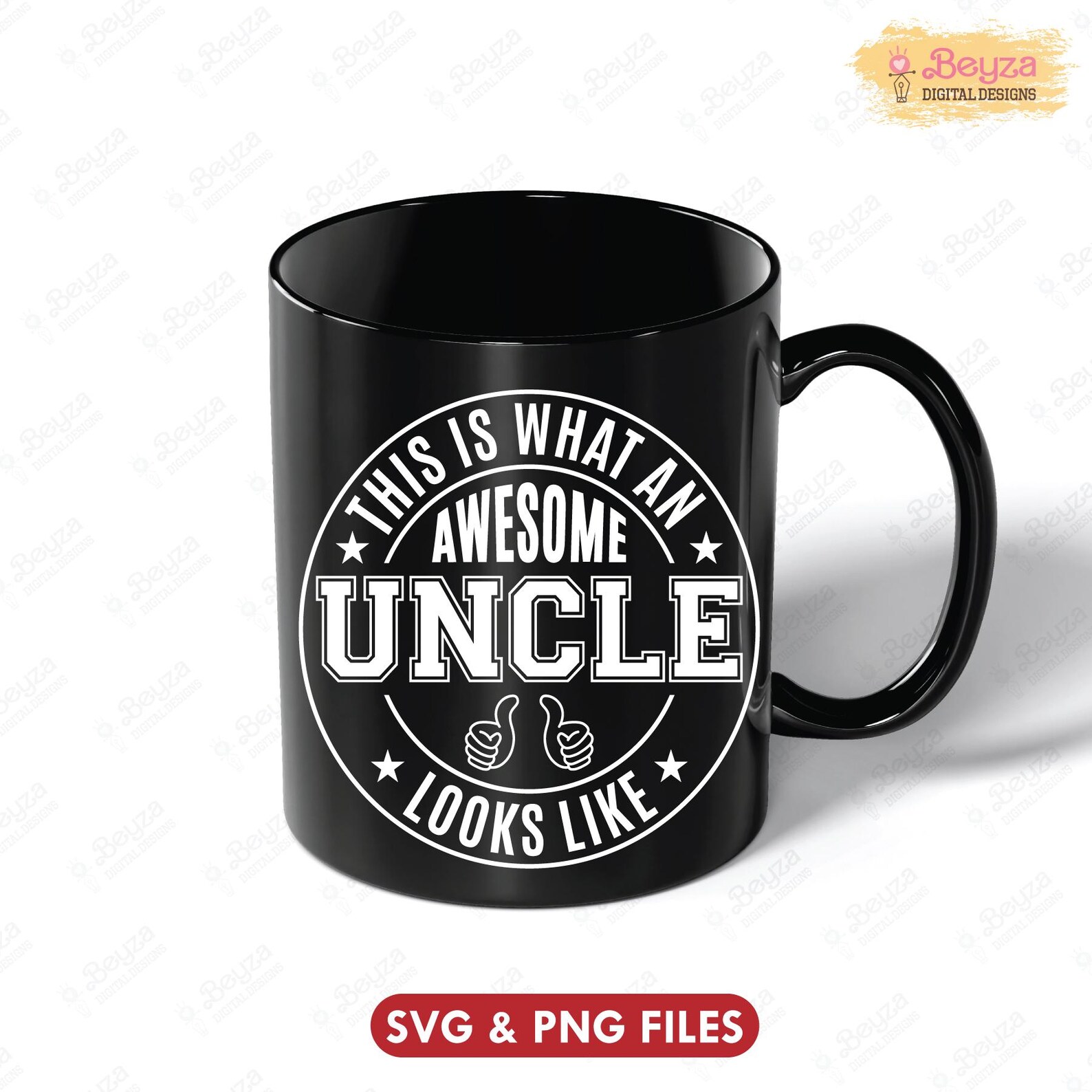 This is What an Awesome Uncle Looks Like Png, Svg, Birthday Shirt ...