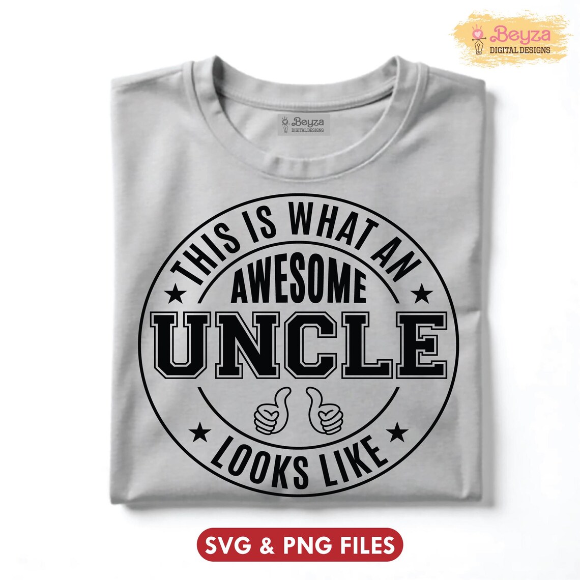 This is What an Awesome Uncle Looks Like Png, Svg, Birthday Shirt ...