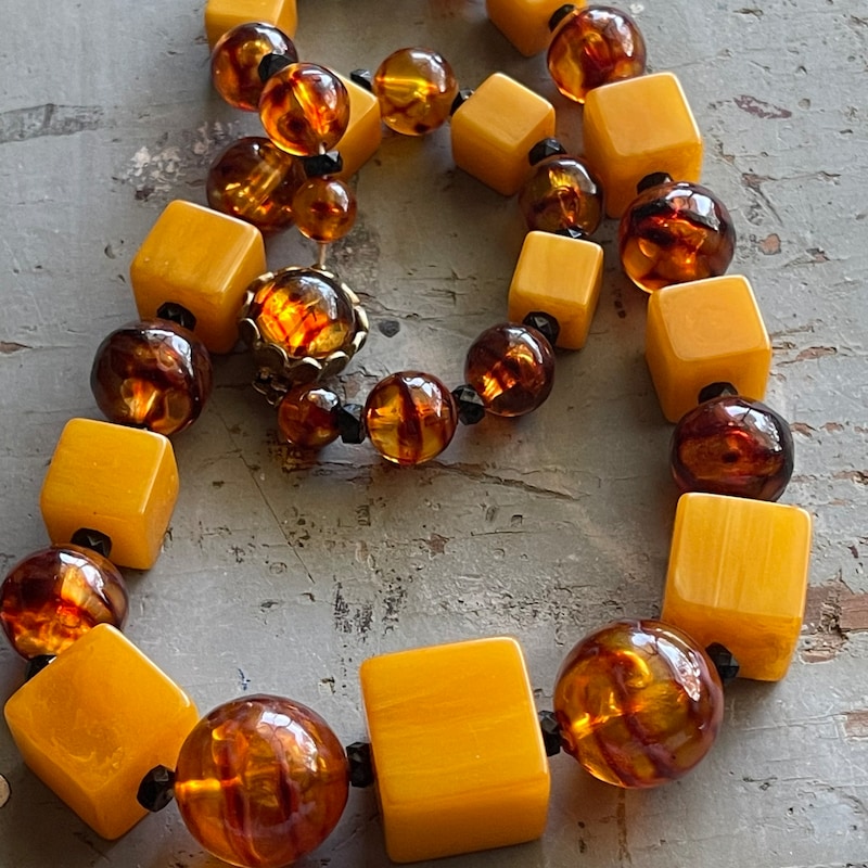 Bakelite Necklace - Etsy