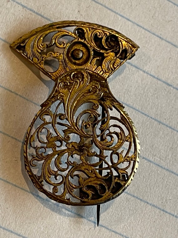 Luca necklace antique parts - Gem