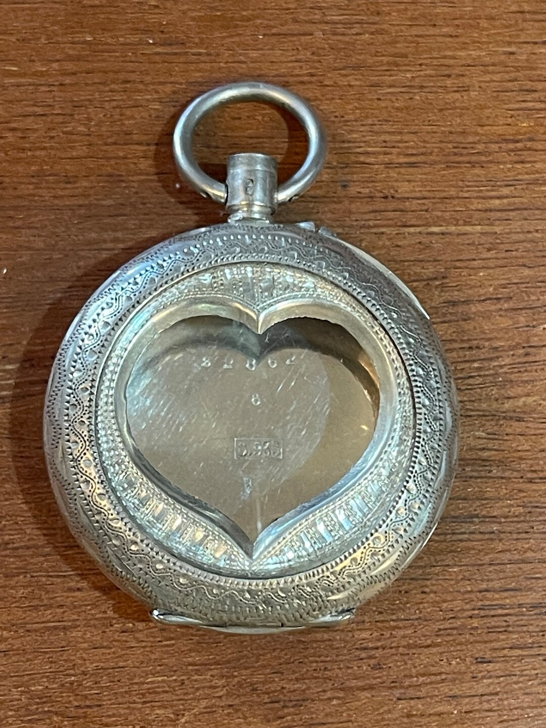 Antique Sterling Heart Shape Watch Case - Etsy