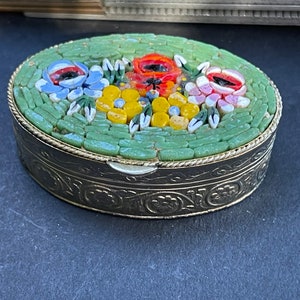 Vintage Micro Mosaic Box - Etsy