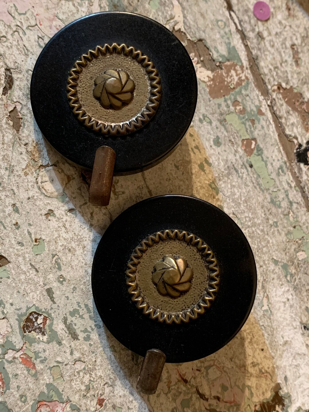 Antique Vintage Bakelite Button Buckle - Etsy