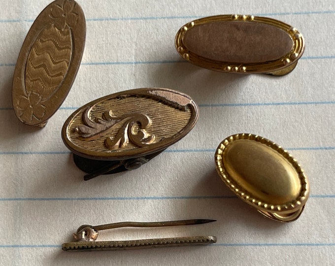 Antique Victorian Dress Clips - Etsy