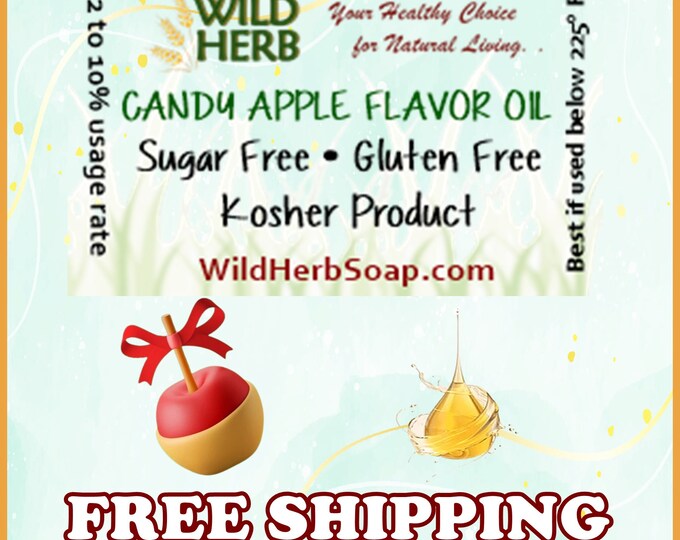 CANDIED APPLE Organic Flavor Oil Unsweetened Lip Flavor for Balms ...