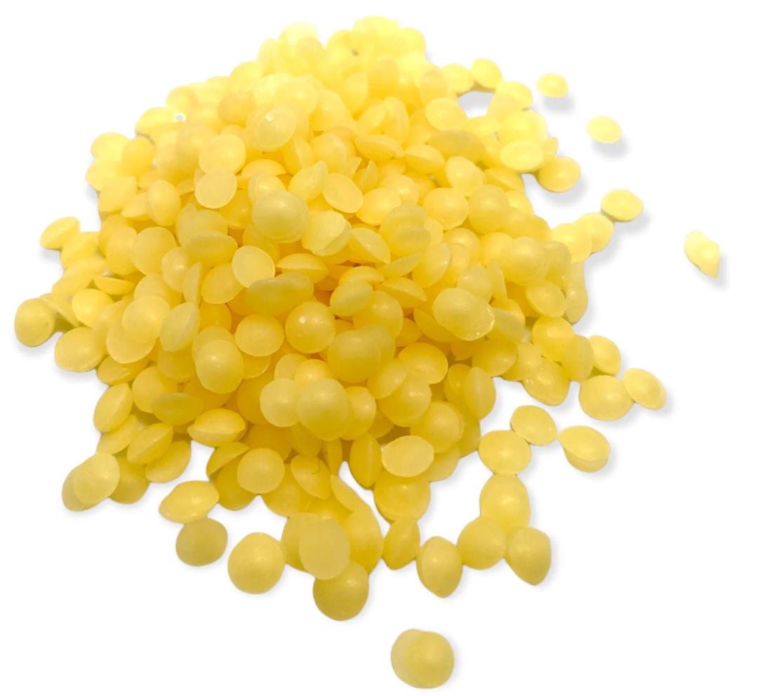 Organic Yellow Beeswax Pellets | Pure USA Source, Food Grade - Etsy