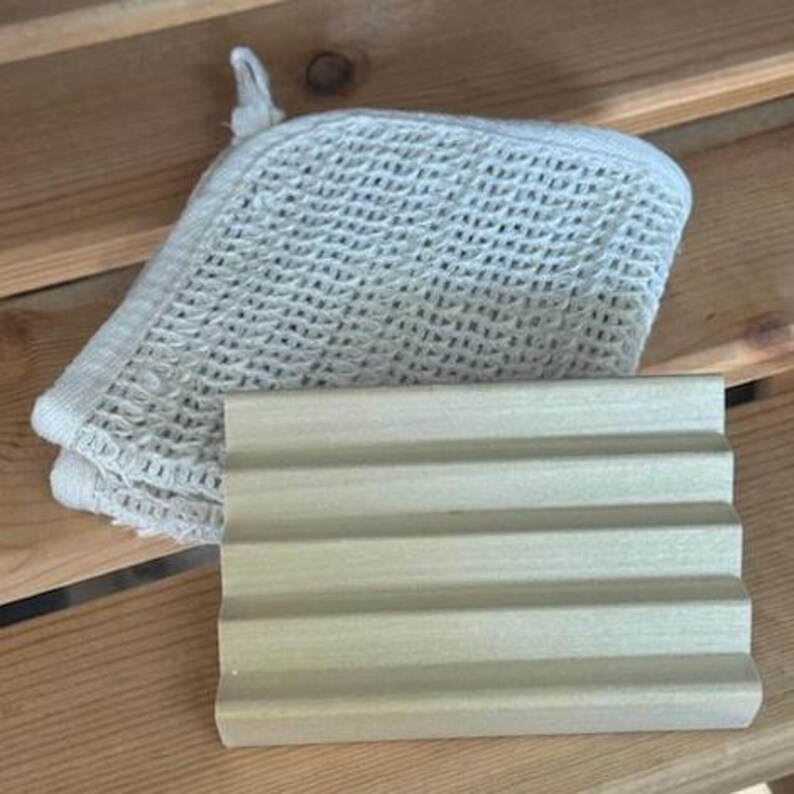 Natural Soap Gift Set, Sisal Cloth, Wood Soap Dish, Handcrafted - Etsy