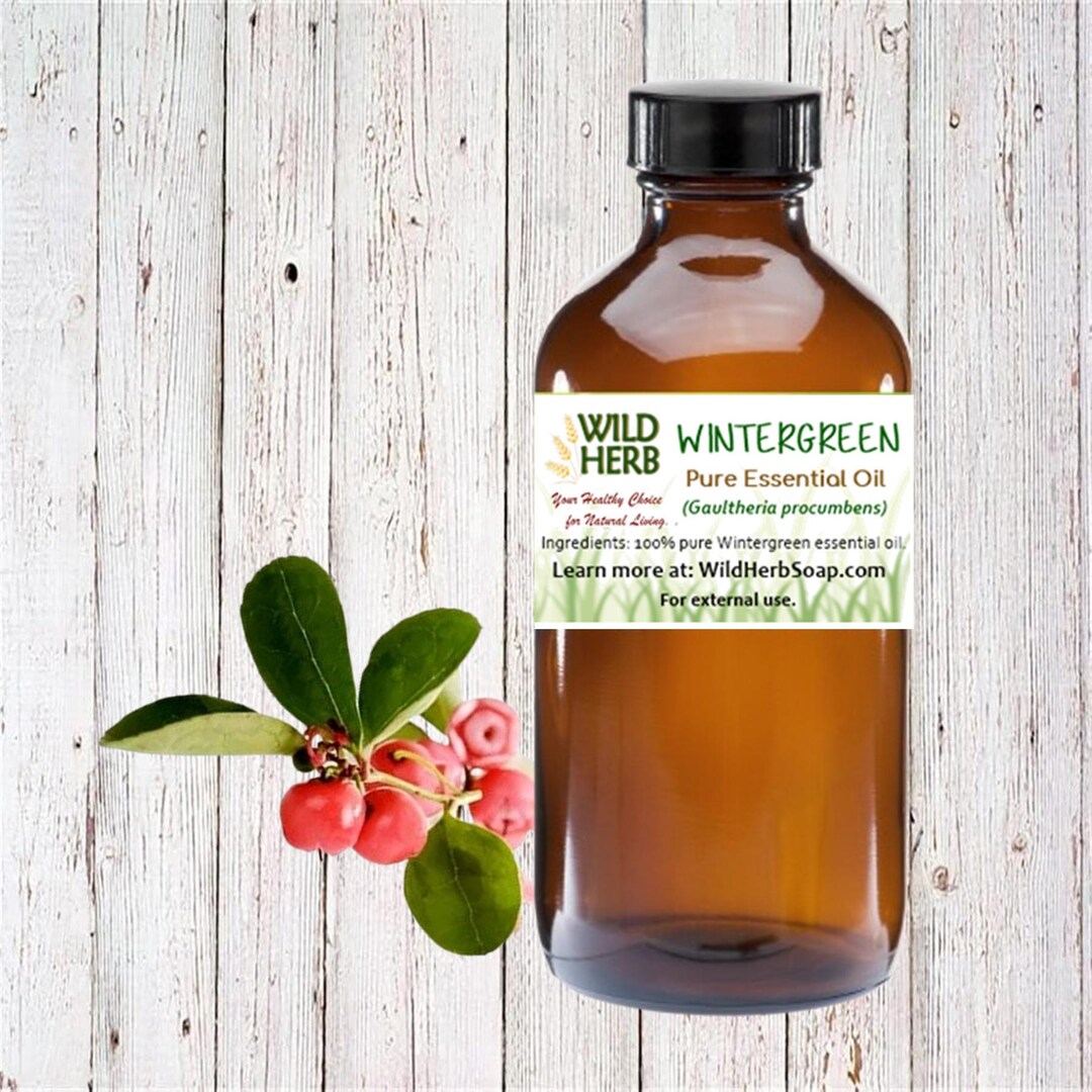 Wintergreen Essential Oil Certified Organic Distiller Direct Full ...