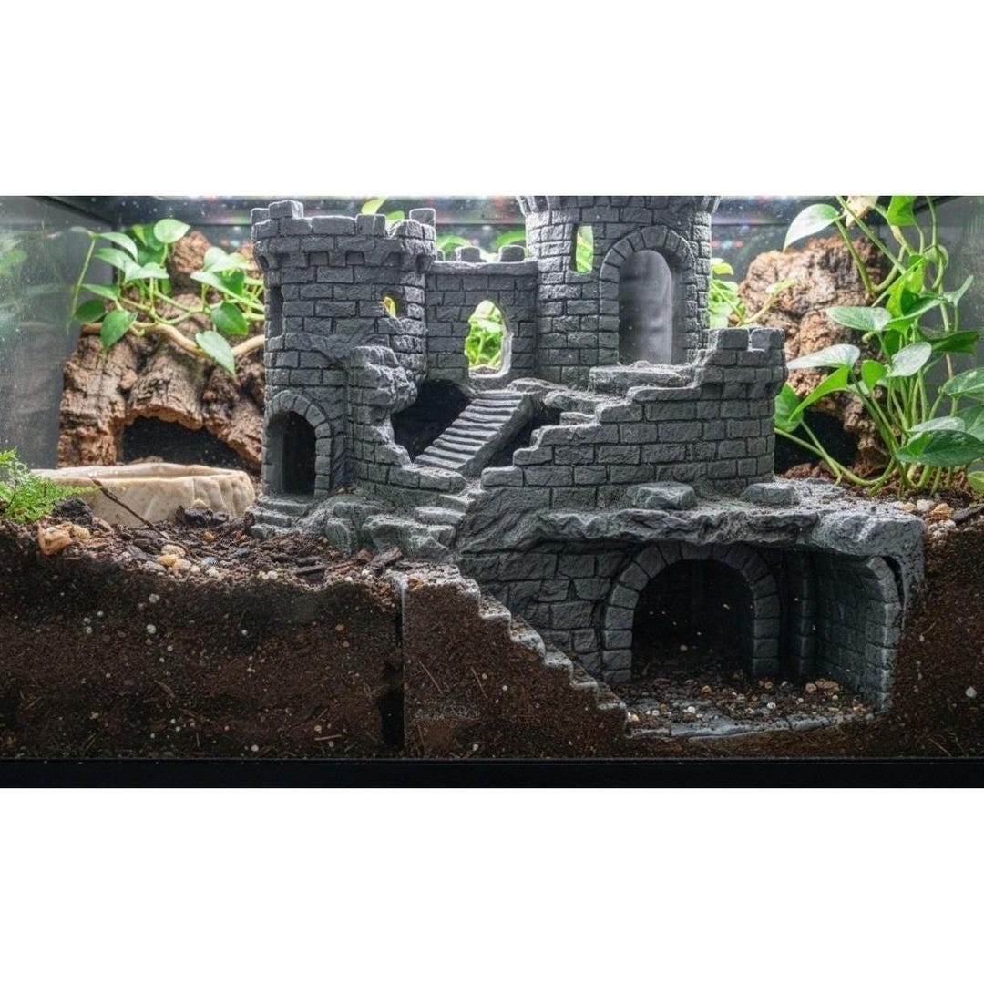 Crumbling Castle Hide and Climb - Underground Viewing Dungeon - Etsy