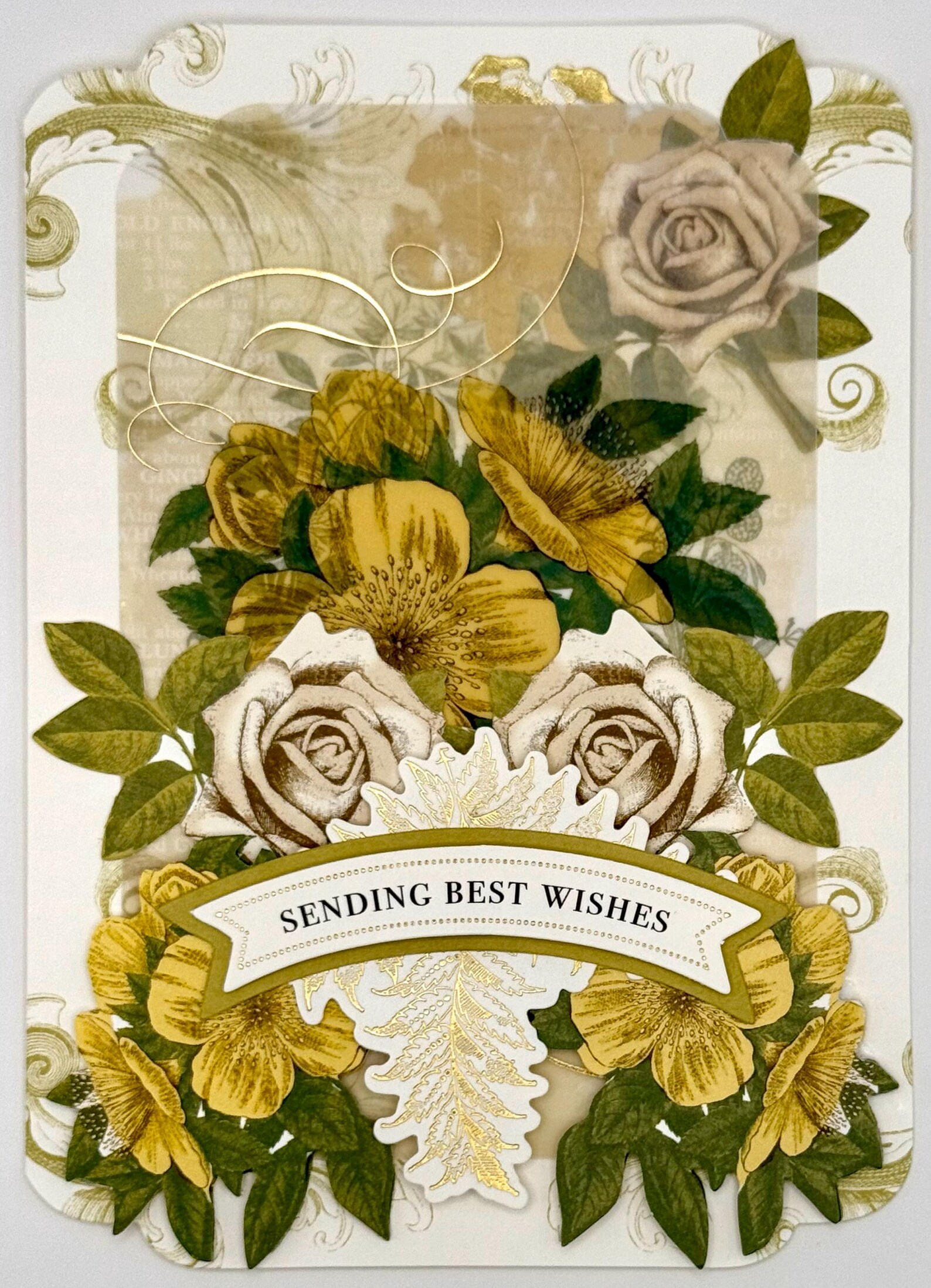 Sending Best Wishes - Greeting Card - Etsy