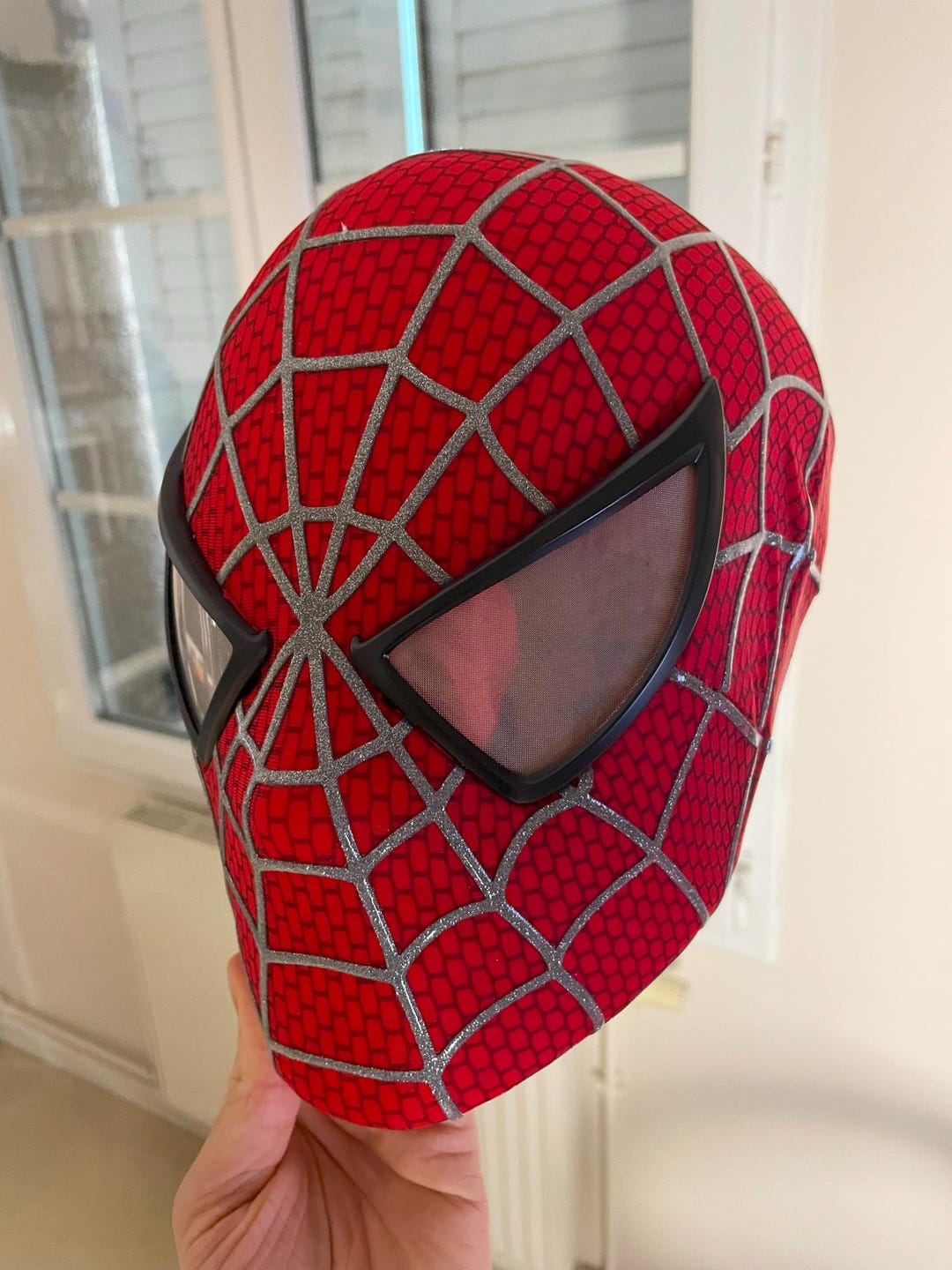 Tobey Maguire Spider-man Cosplay Mask: 3D Printed Magnetic Lenses ...