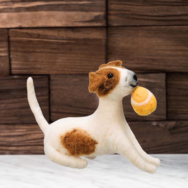 Felt Dog Ornament - Etsy Canada