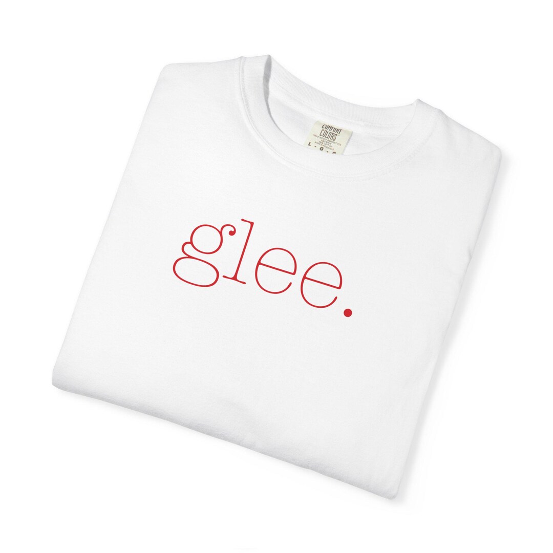 Glee Comfort Colors Tee, Minimalist Christmas T-shirt - Etsy