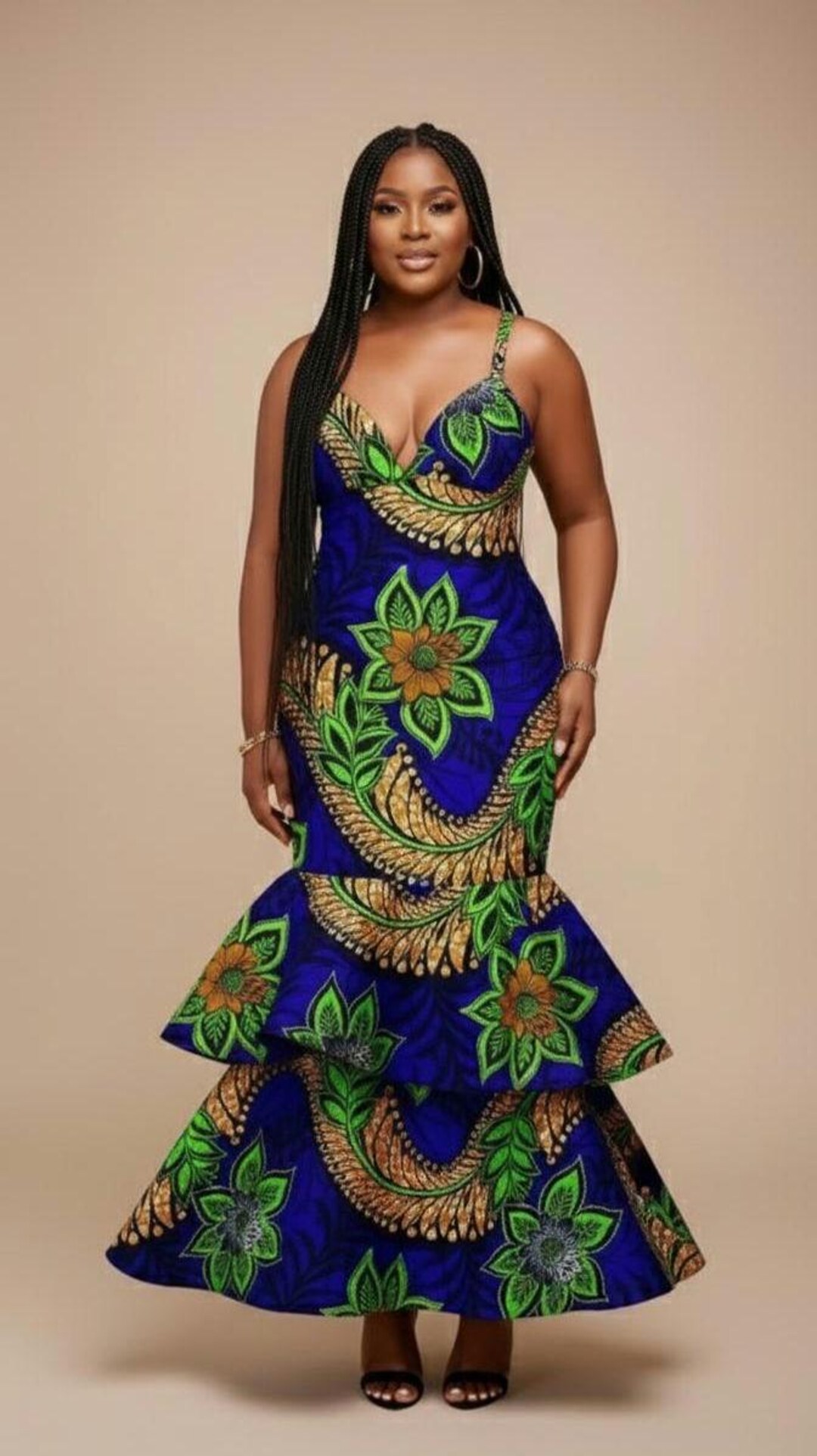 Blue Ankra Fishtail Stylish Dress - Etsy
