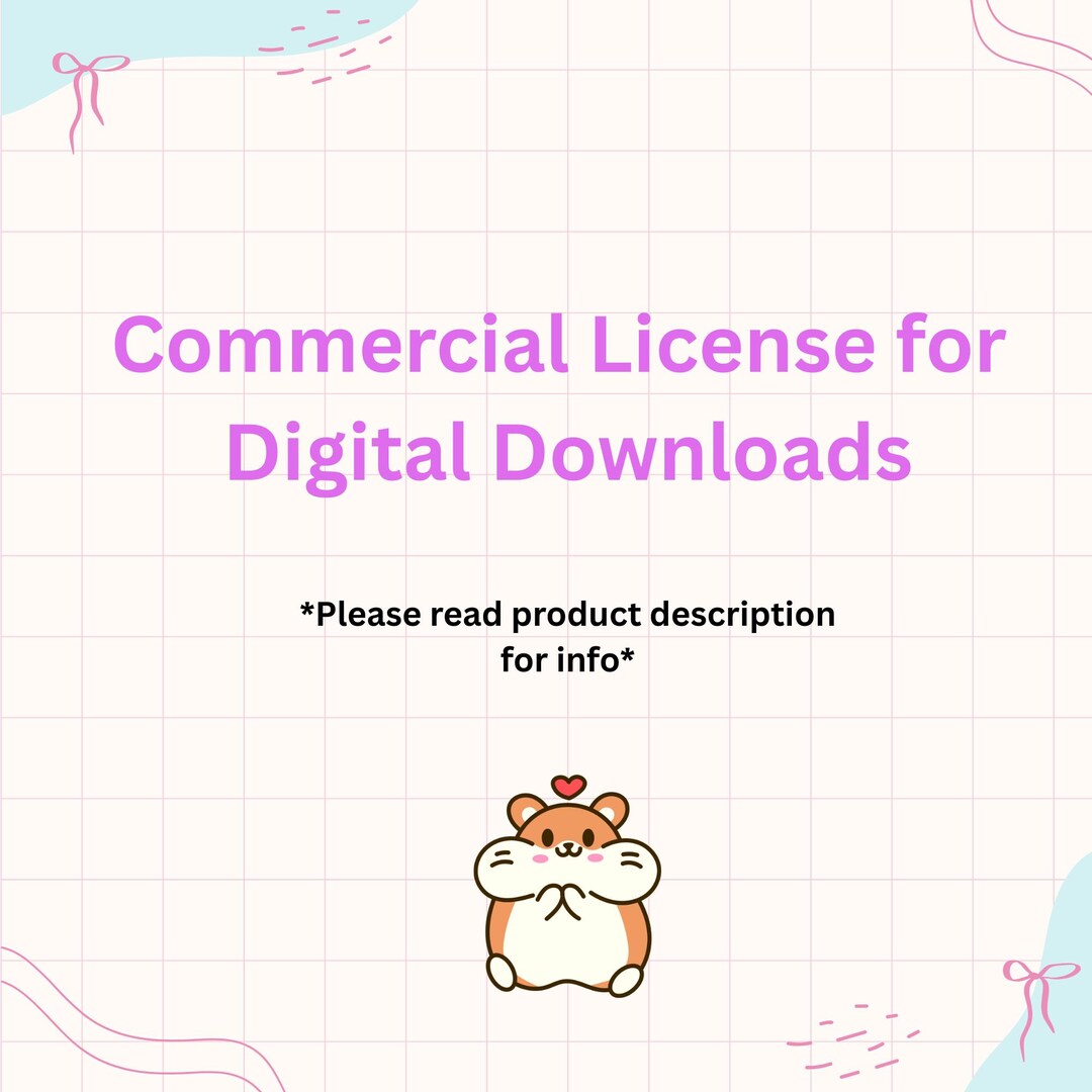 Extended Commercial License for Digital Downloads - Etsy