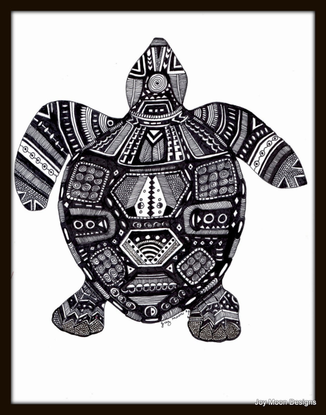 Zen Pen and Ink Drawing - Etsy