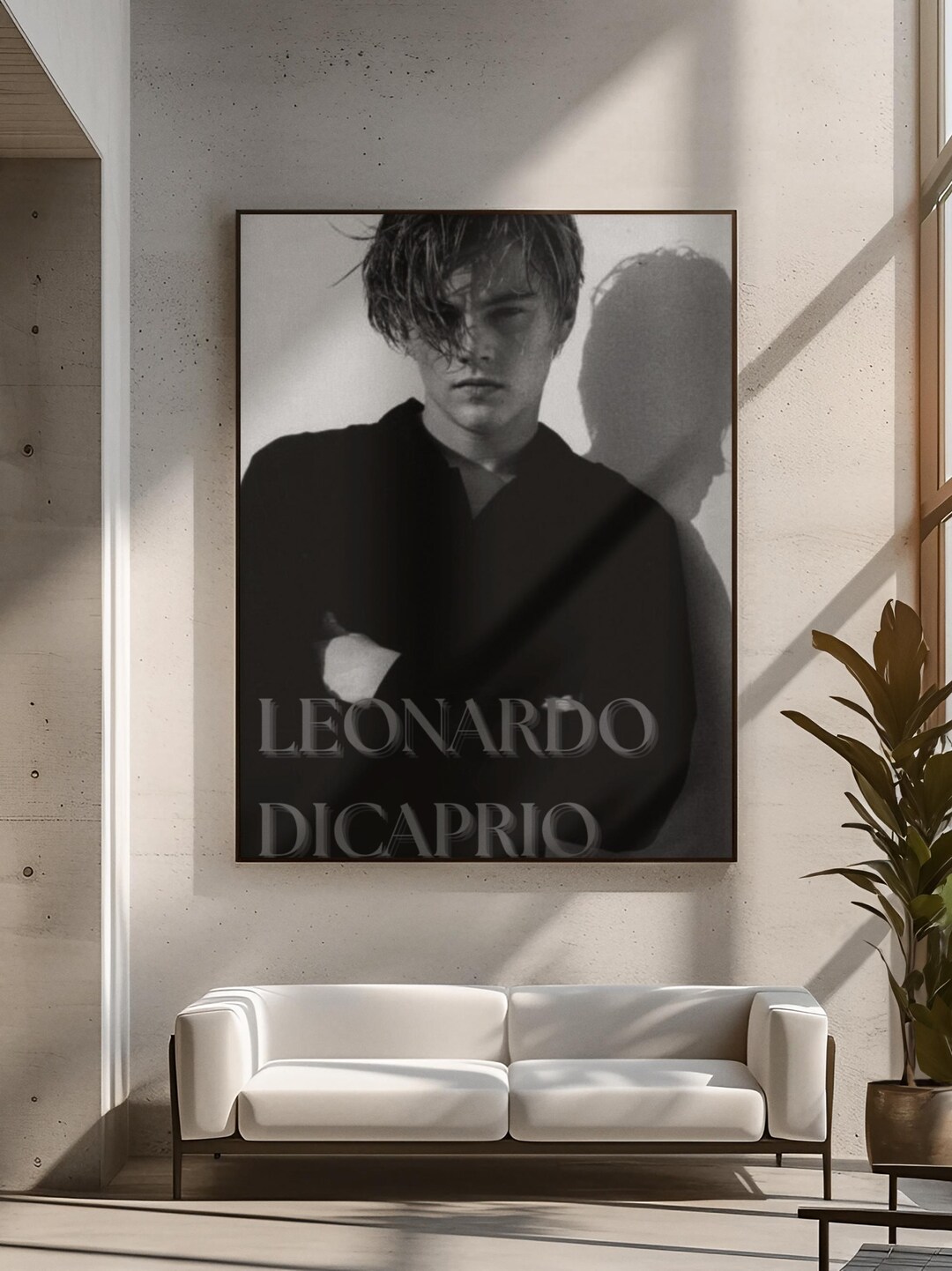Leonardo Dicaprio Digital Printable Poster | Minimal Wall Art | Modern ...