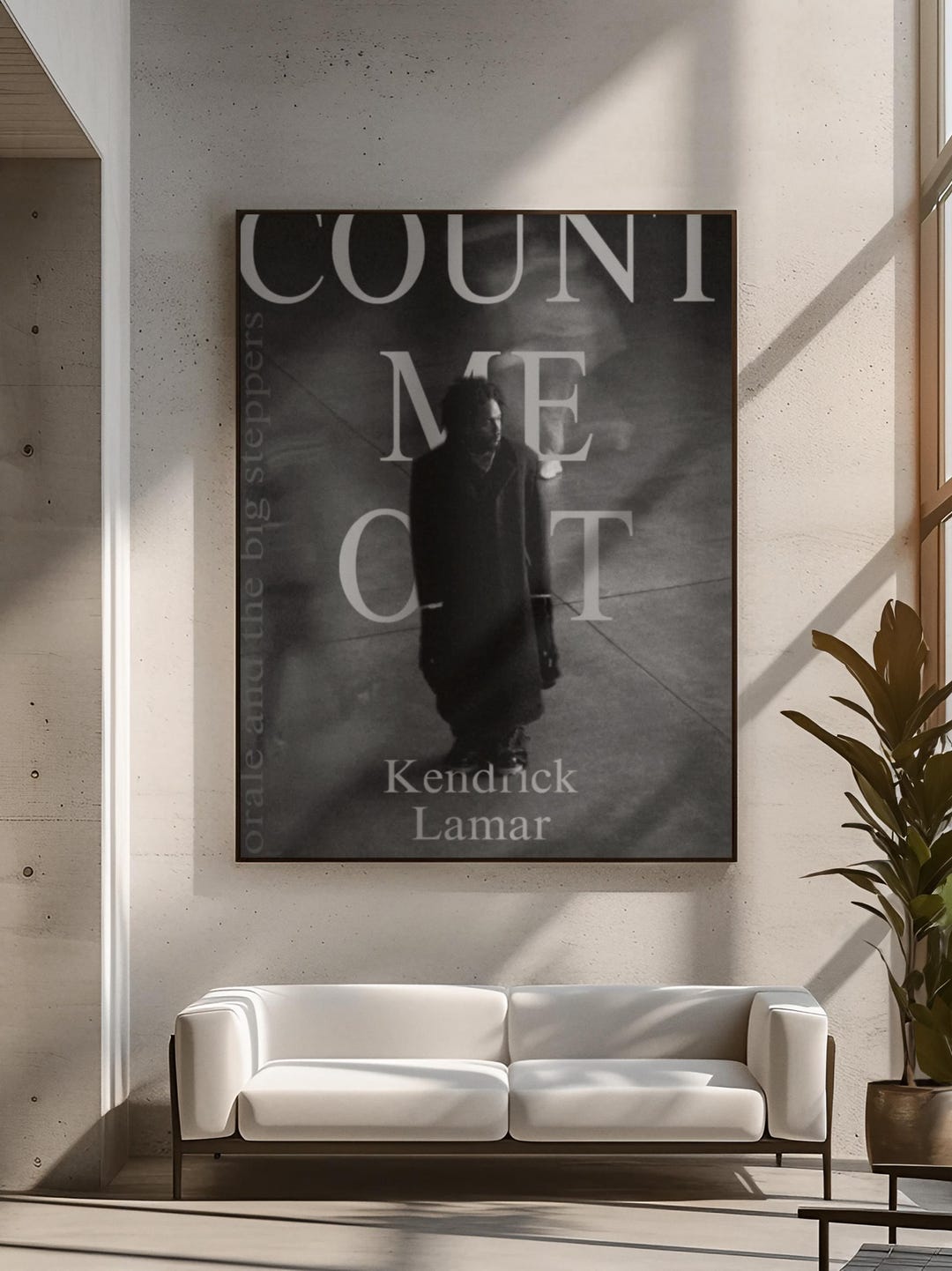 Kendrick Lamar Digital Printable Poster | Minimal Music Wall Art | Hip ...