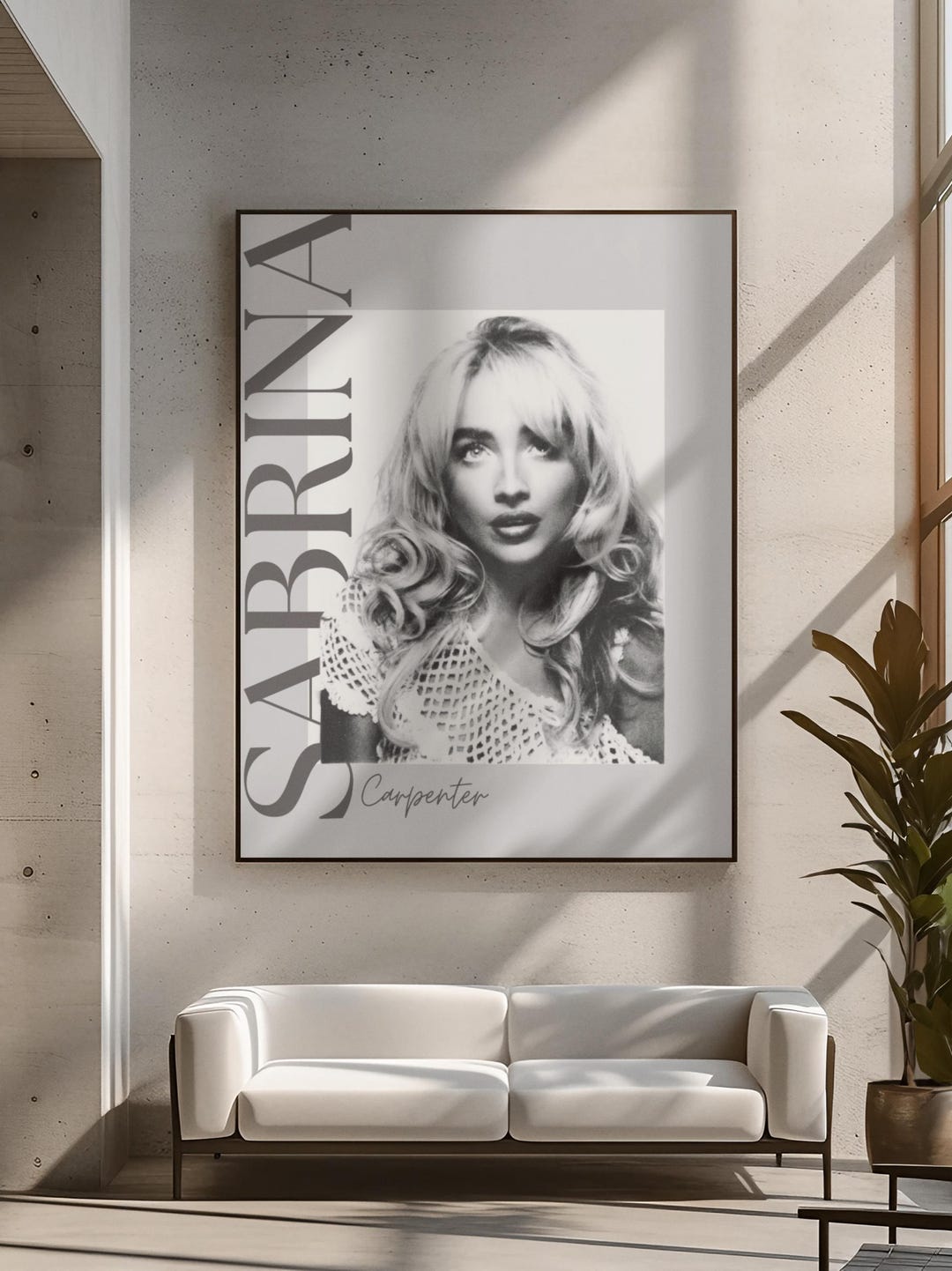 Sabrina Carpenter Printable Poster | Fan Art Print | Digital Download ...