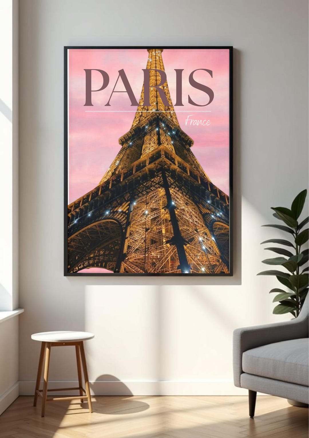 Paris Printable Wall Art | Inspirational Vocation Quote | Travel Poster ...