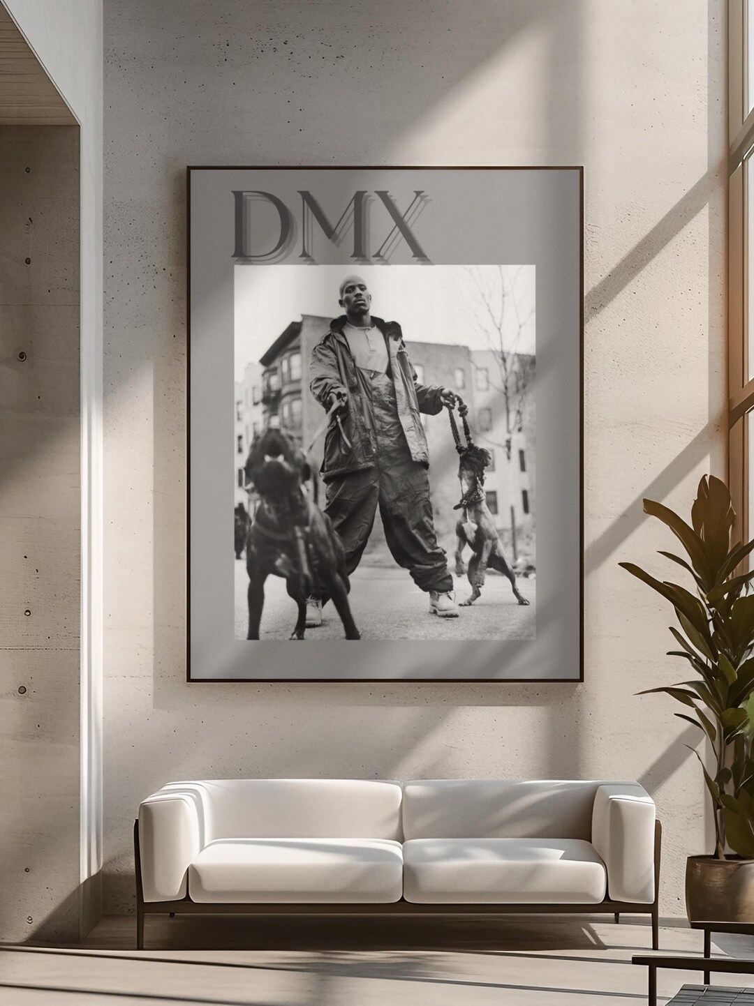 DMX Printable Poster | Hip Hop Legend Wall Art | Rap Icon Digital ...