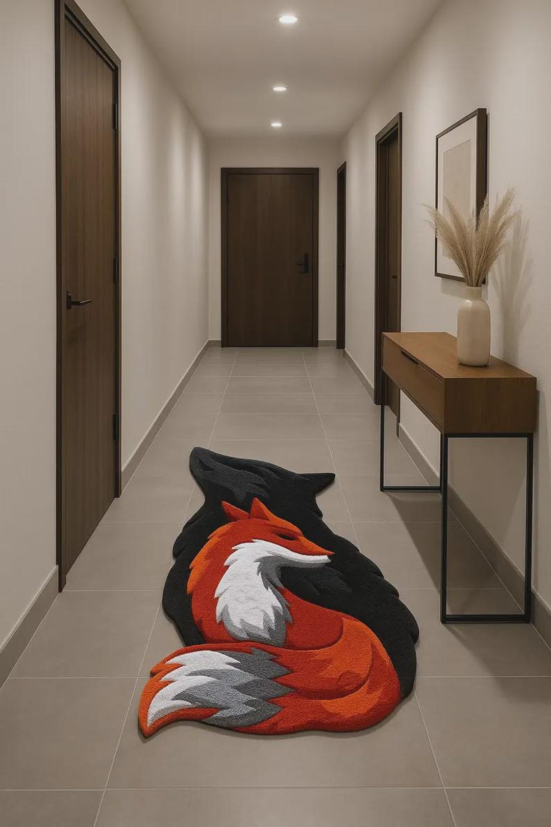 Hand-tufted Fox Rug – 100% New Zealand Wool, Kids Room Decor - Etsy