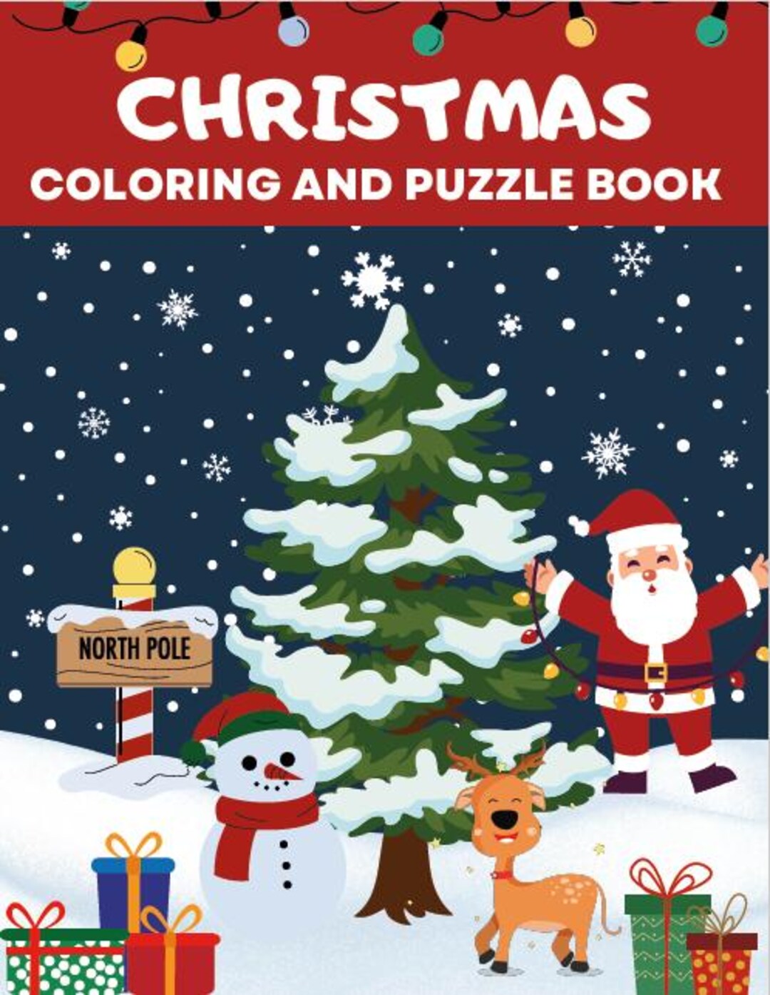Christmas Coloring & Puzzle Fun for Kids | Printable Holiday Activities ...