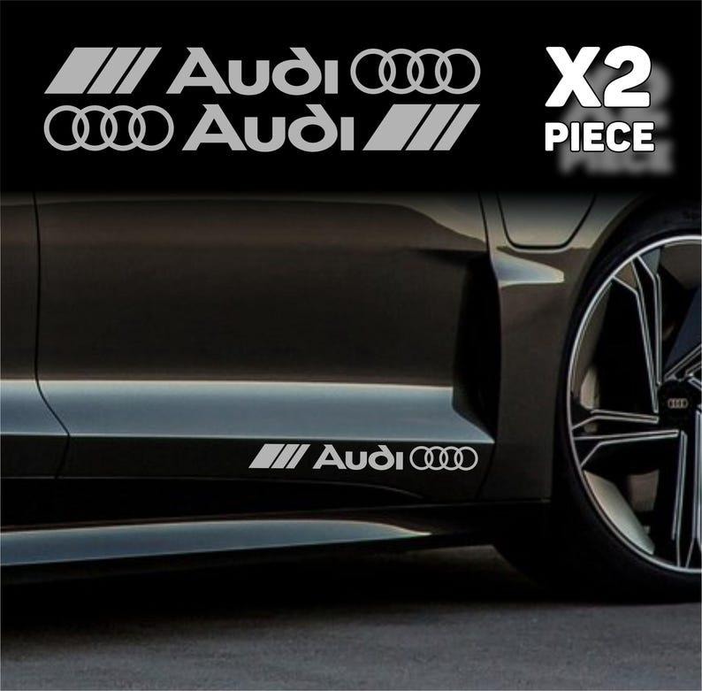 Audi Racing Decal Stickers (pair), Weatherproof Car Graphics - Etsy