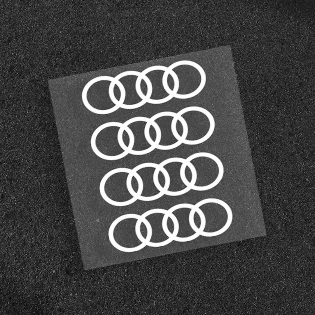 Audi Logo Stickers - Etsy