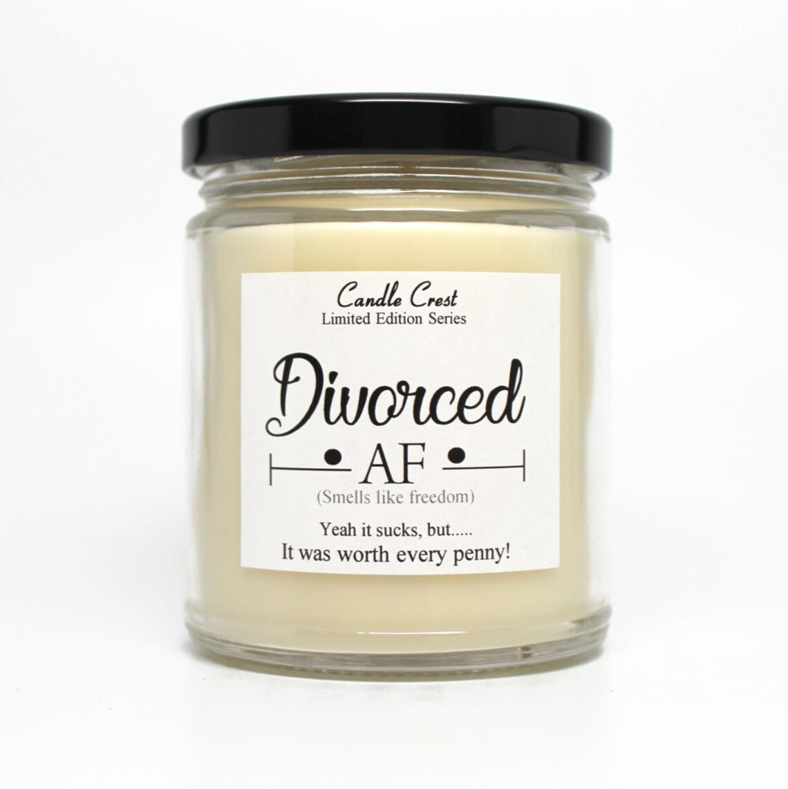 Divorced AF Scented Candles Divorce Gifts Vegan Friendly | Etsy