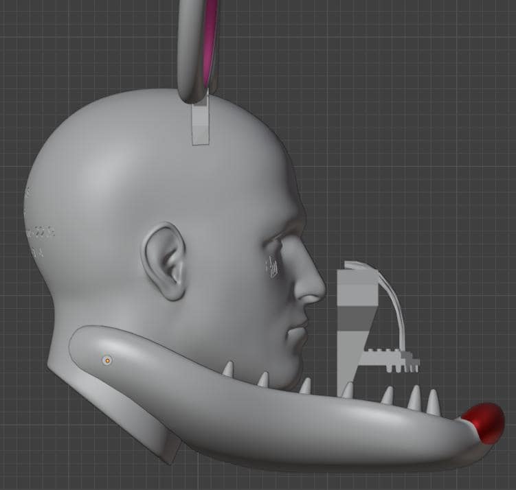 FNAF 2 Mangle 3D MODEL File Cosplay Mask (DIGITAL) - Etsy