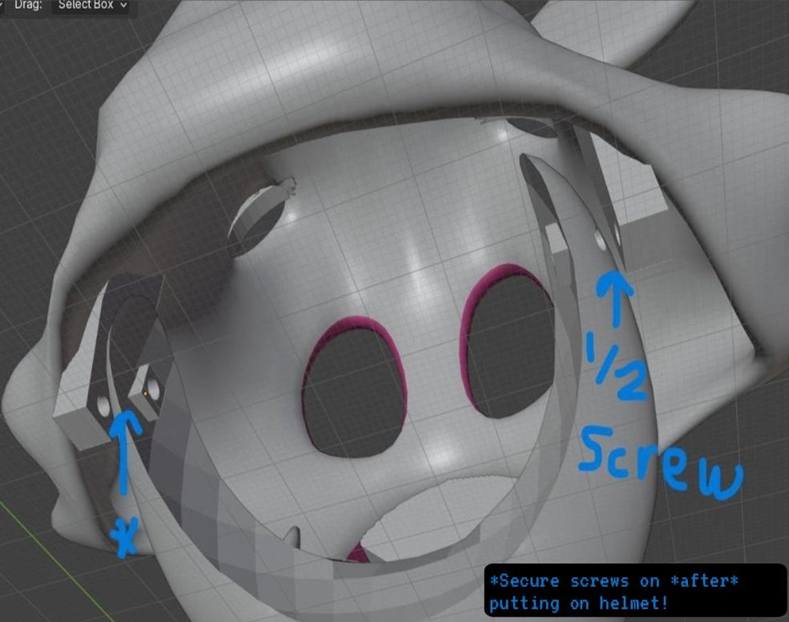 FNAF 2 Mangle 3D MODEL File Cosplay Mask (DIGITAL) - Etsy