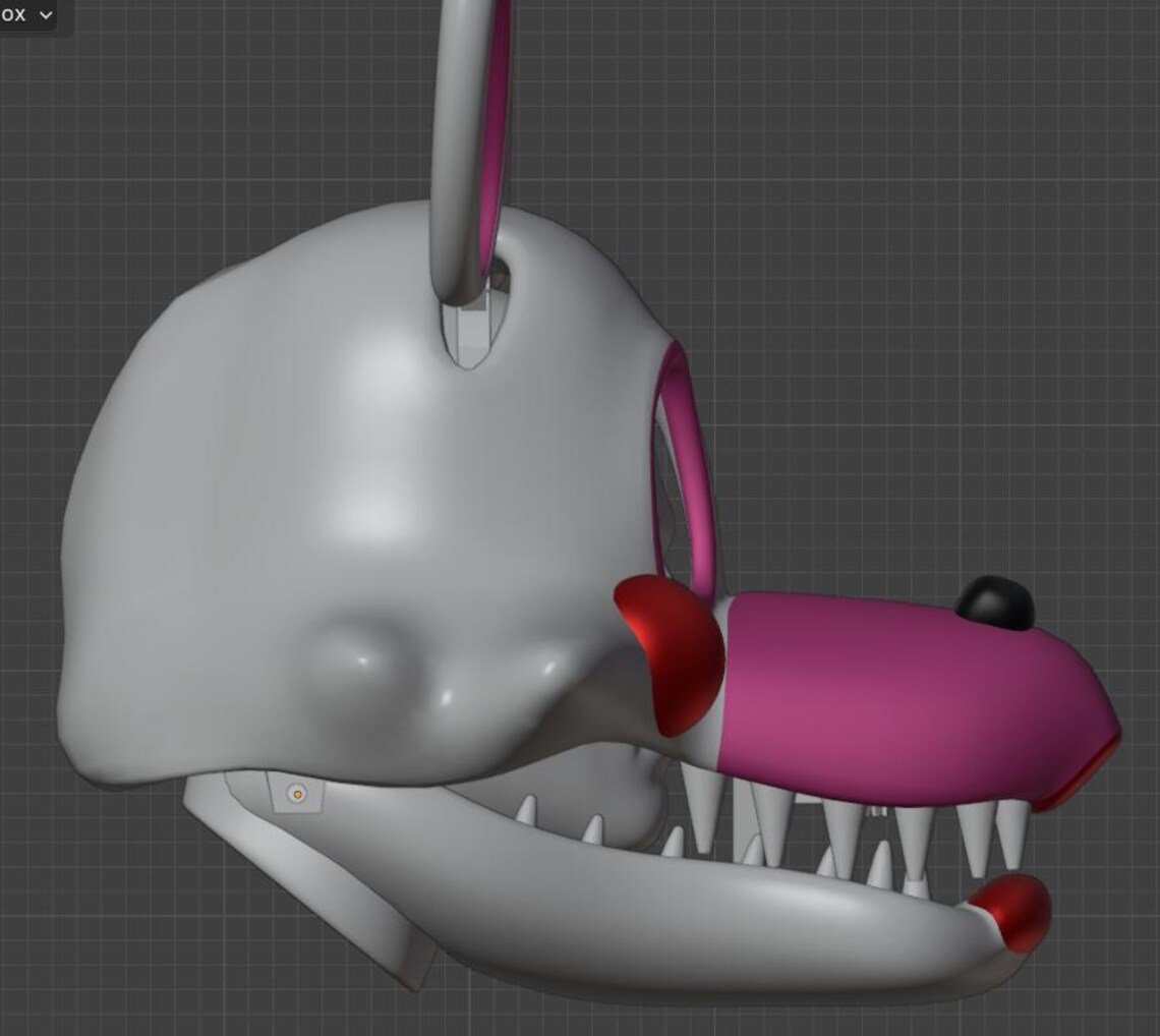 FNAF 2 Mangle 3D MODEL File Cosplay Mask (DIGITAL) - Etsy