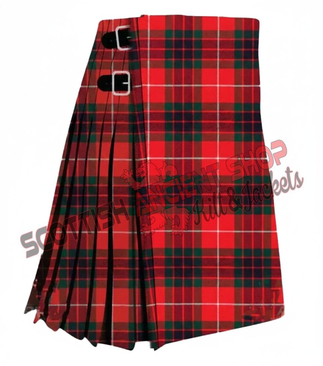 Fraser Tartan Scottish 8 Yard Kilt - Traditional Highlander Kilt - Men ...