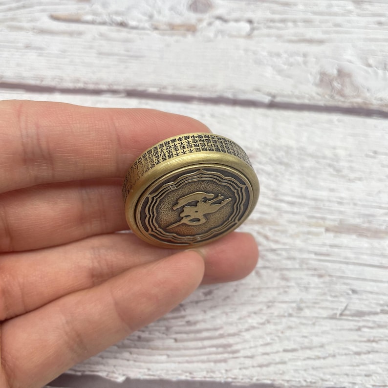Solid Brass Lotus Fidget Spinner, Handheld Meditation Spinner With ...
