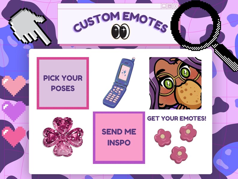 Custom Chibi Emotes for Twitch, Discord, and Streaming Media - Etsy