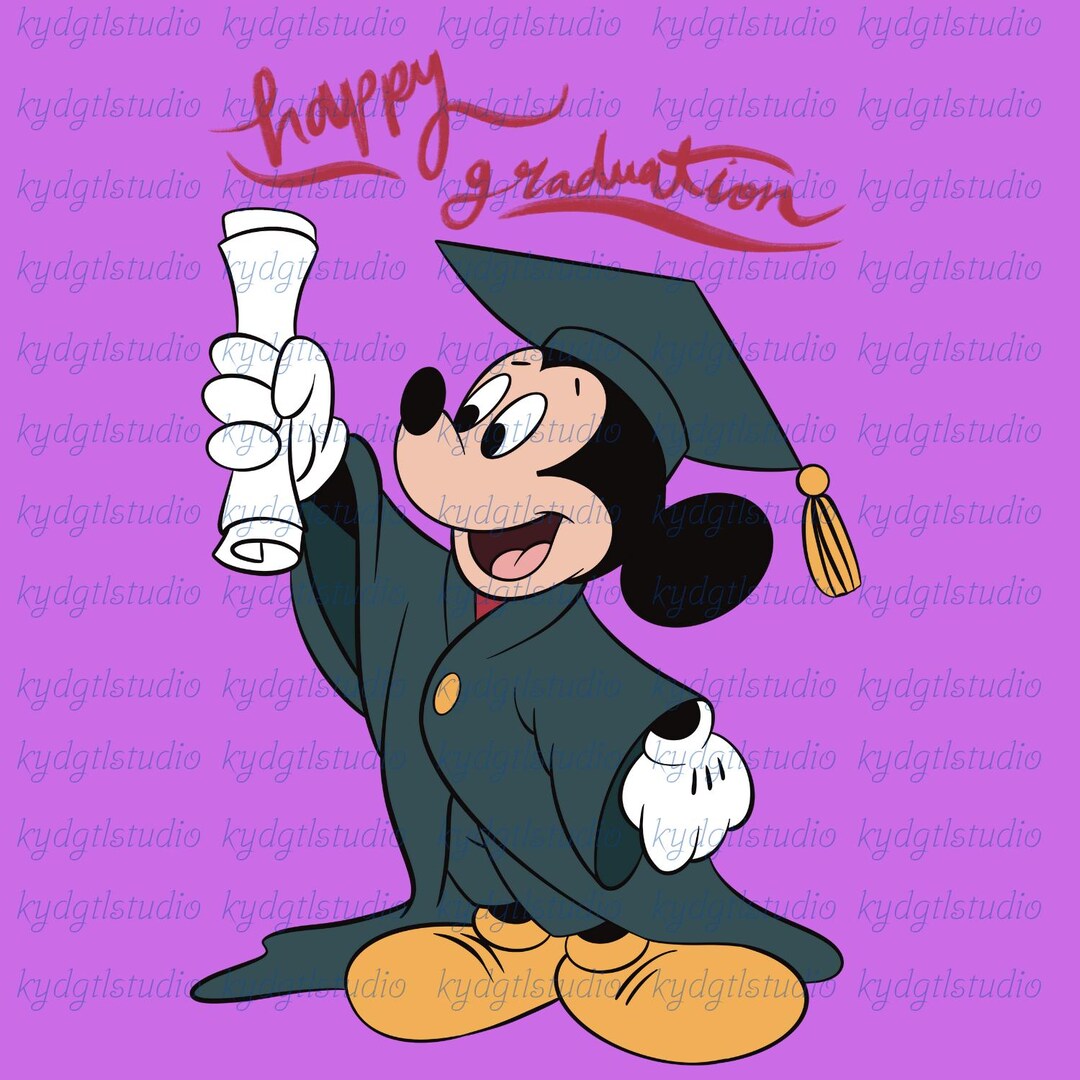 Graduate Mickey Mouse Png , School Mickey Png, Mickey and Friends Png ...