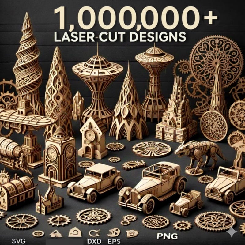 Lazer File Box Puzzle - Etsy