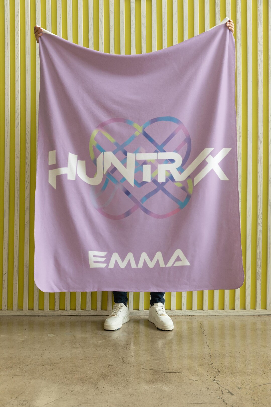 Custom Huntrix Demon Hunters Blanket,kpop Demons Hunters Blanket ...
