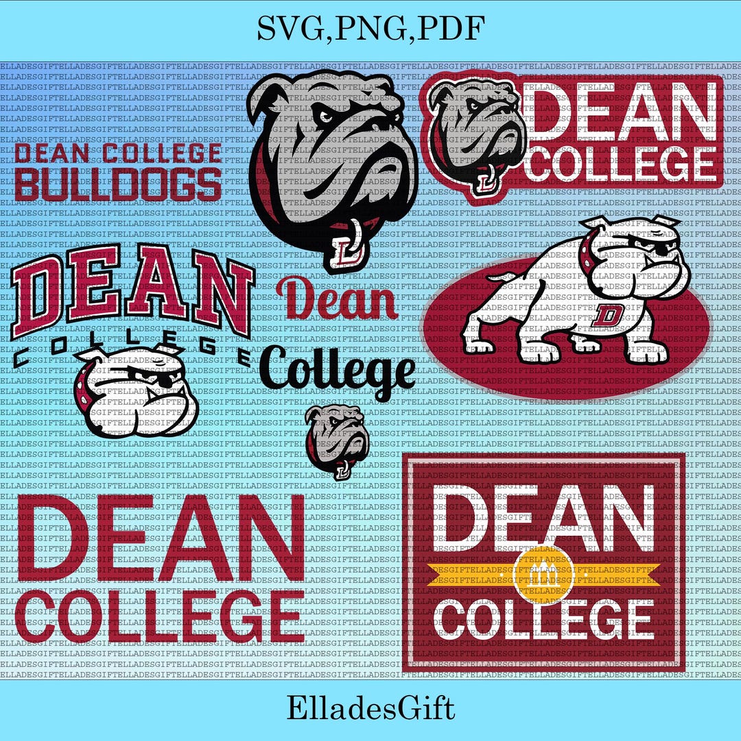 Dean College SVG, Athletics, Bulldogs SVG, Cricut, University, Football ...