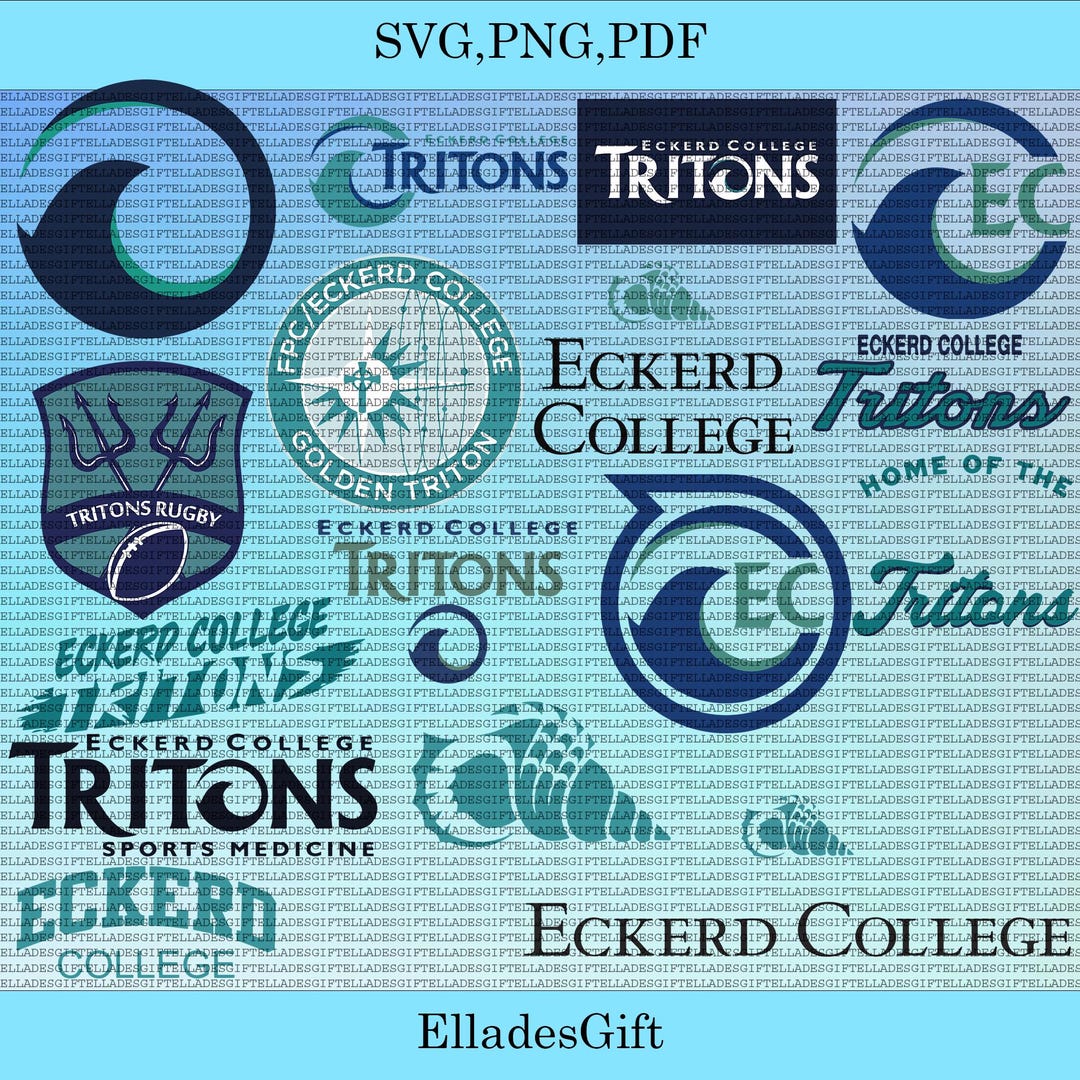 Eckerd College SVG, Athletics, Tritons SVG, Cricut, University ...